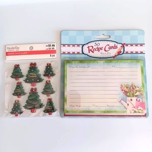 Recollections | Holiday | New Christmas Tree Stickers Recipe Cards ...